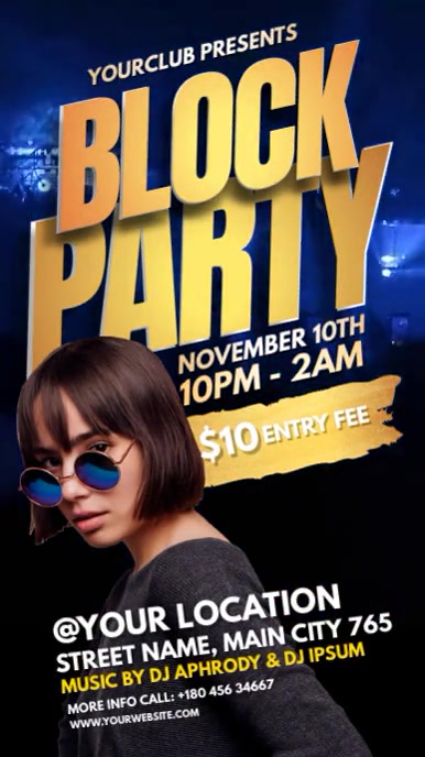 Copy of block party (3) | PosterMyWall