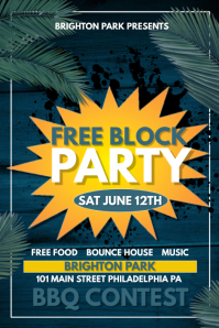 Block Party Flyer Design Template | PosterMyWall