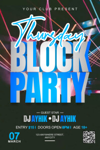 Thursday Chill Party Template | PosterMyWall