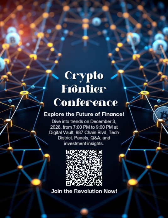 Blockchain Buzz Meetup Poster Template | PosterMyWall