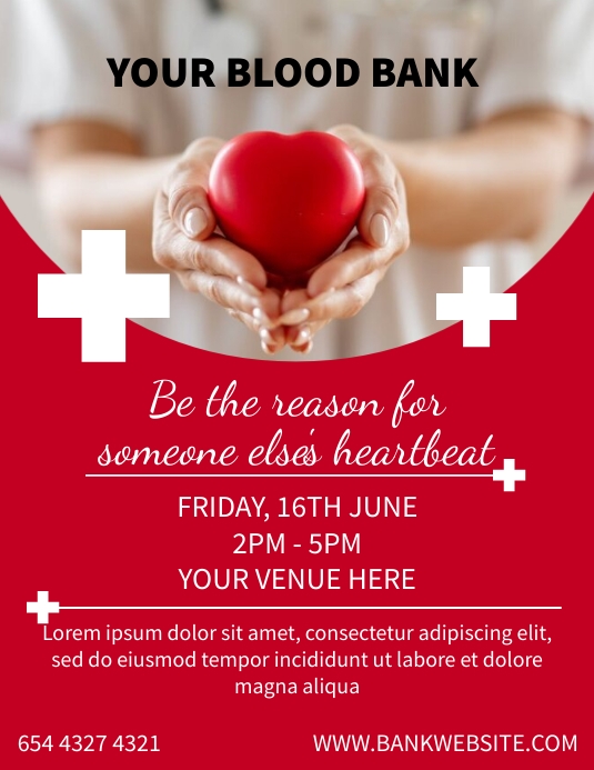 Blood Donation Camp Template | PosterMyWall