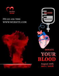 blood donation Flyer design Template | PosterMyWall