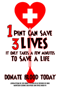 Blood Drive Donation Flyer Template | PosterMyWall