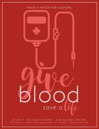 Blood Drive Flyer Template | PosterMyWall