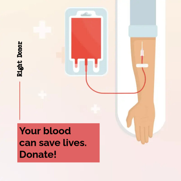 Copy of Blood Donation Template | PosterMyWall