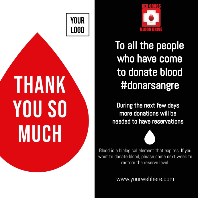 Plantilla de Blood Drive | PosterMyWall