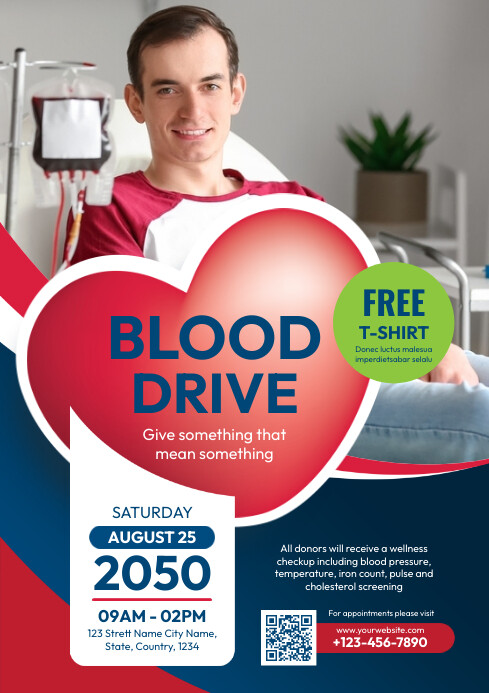 Blood Drive Flyer Template | PosterMyWall