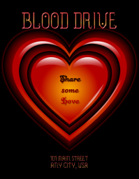 Blood Drive Template | PosterMyWall