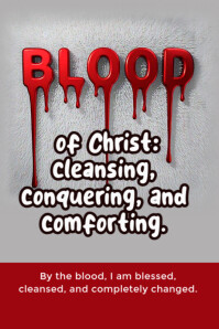 Blood of Christ Template | PosterMyWall