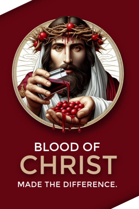 Blood of Christ Template | PosterMyWall