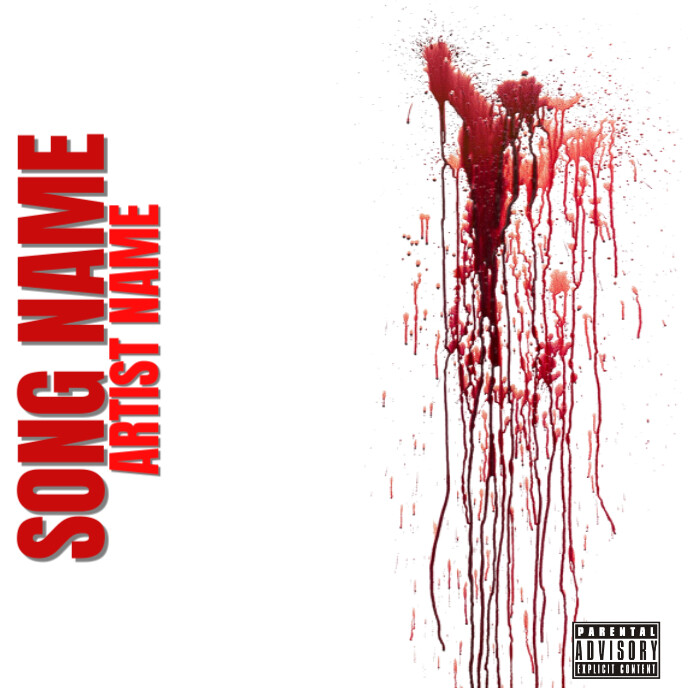 BLOOD SAD ALBUM COVER Template | PosterMyWall