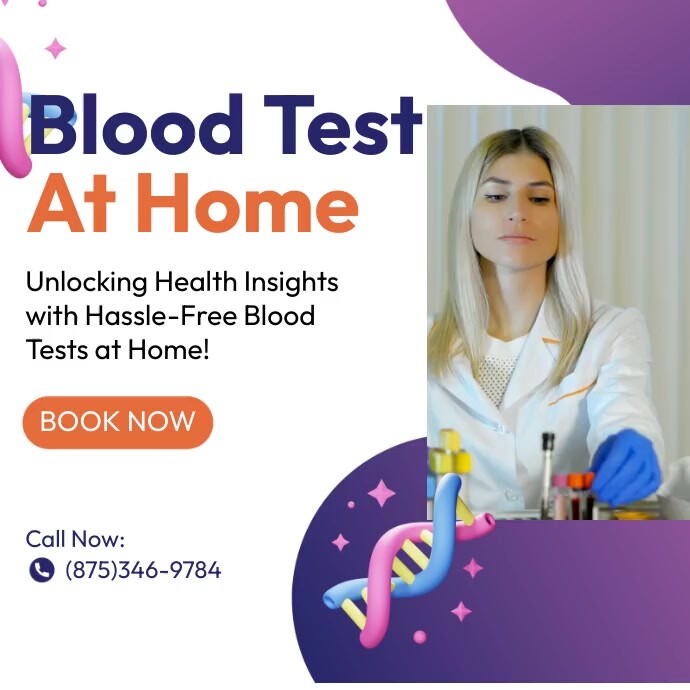 Blood Test At Home Template | PosterMyWall