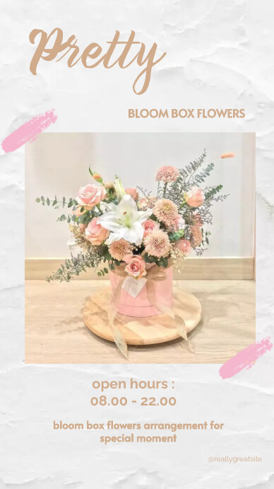 Copy of bloom flower | PosterMyWall