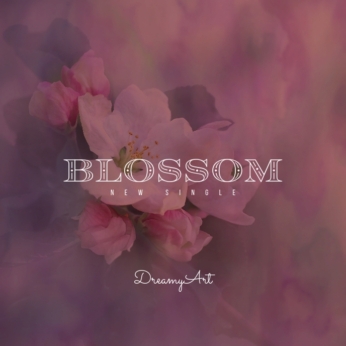 Blossom Flower CD Cover Art Template | PosterMyWall