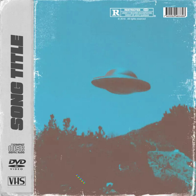 Blue 20kt - Single Mixtape Song Ep Album Cover Art Artwork Template ...