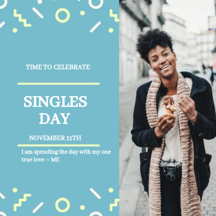 Blue 3d Blue Shapes Single Day Instagram Post Instagram Post Template ...