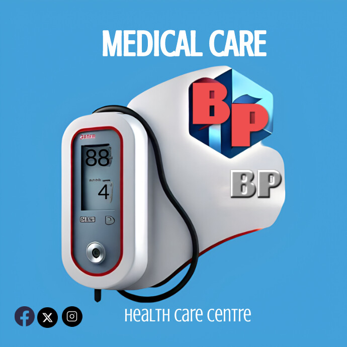 Plantilla de Blue 3d Medical Logo | PosterMyWall