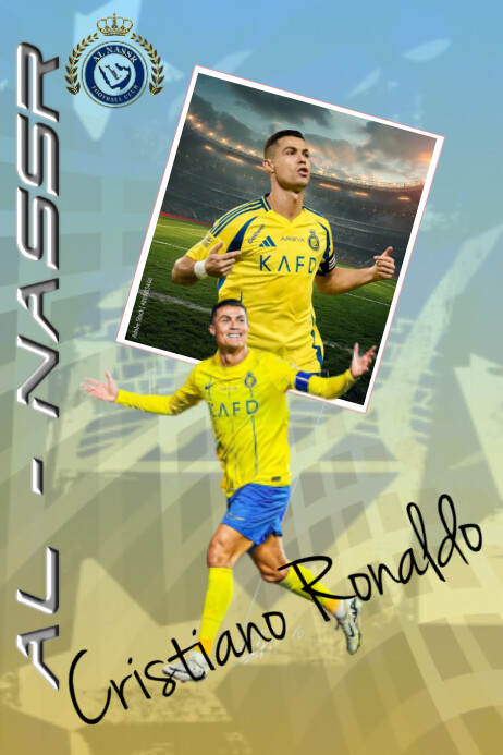 Copy of Blue 3d Player Profile Poster | PosterMyWall