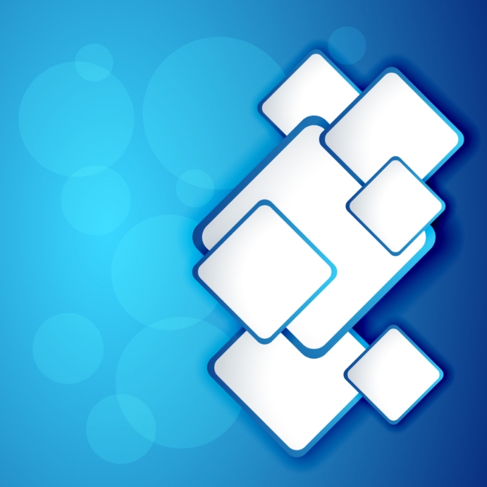 Copy of Blue abstract frame | PosterMyWall