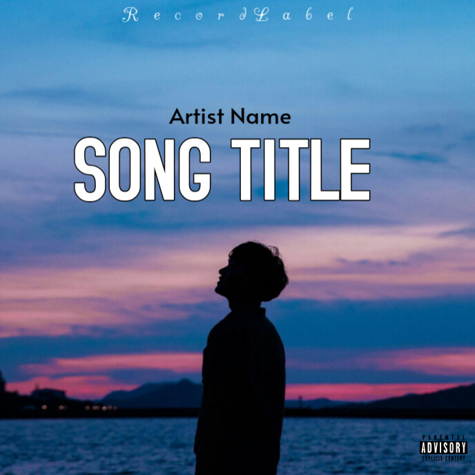 Blue Albu Album Cover Template | PosterMyWall