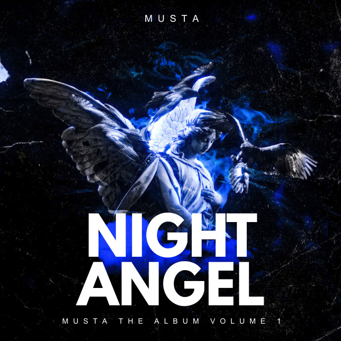 Blue Album Cover เทมเพลต | PosterMyWall