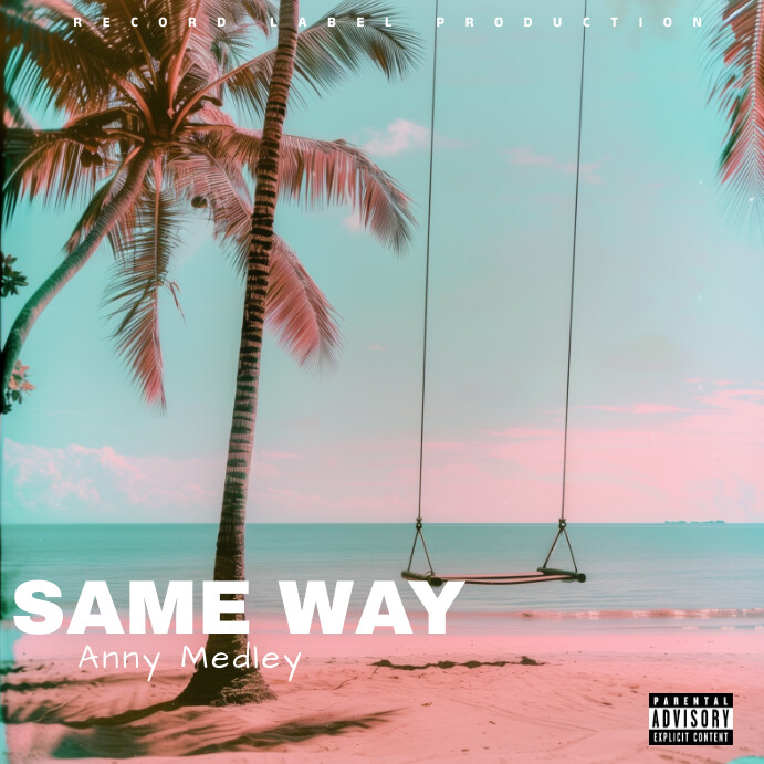 Blue Album Cover Instagram Post Template | PosterMyWall