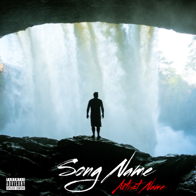 Copy of Blue Alone Sad Album Cover Album Cover | PosterMyWall