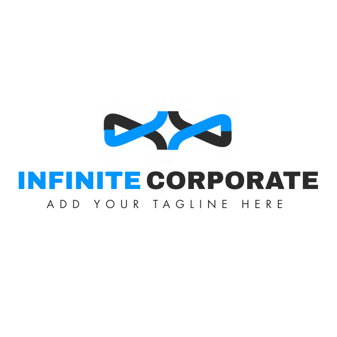 Plantilla de blue and grey corporate logo template design | PosterMyWall