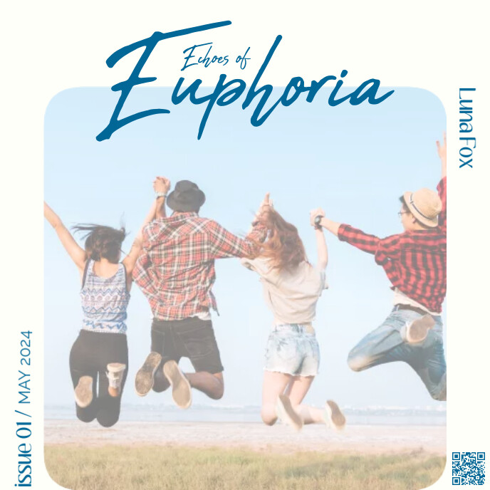 Plantilla de Blue and white album cover template | PosterMyWall