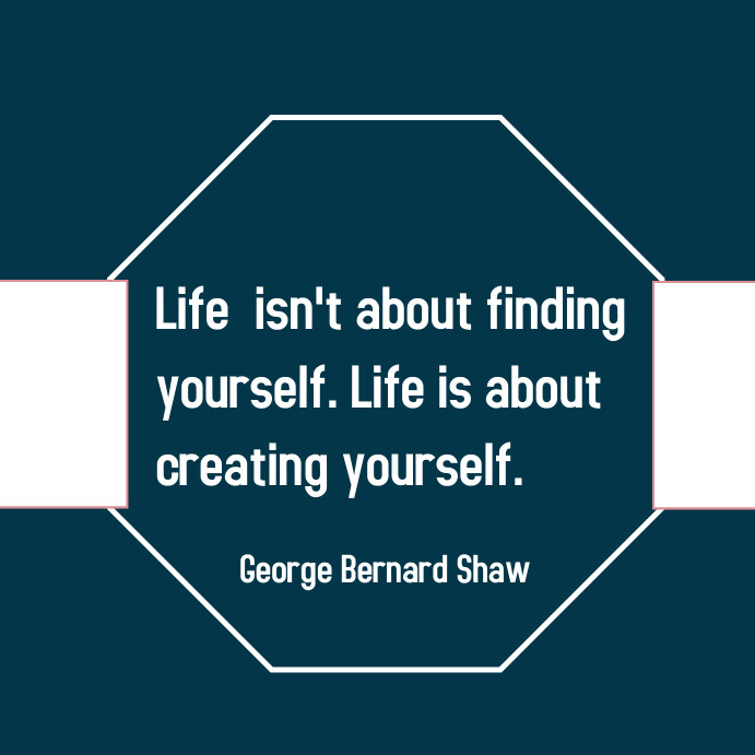 Blue and white motivational inspirational quo Template | PosterMyWall