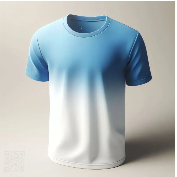 Blue and White t-shirt Templat | PosterMyWall