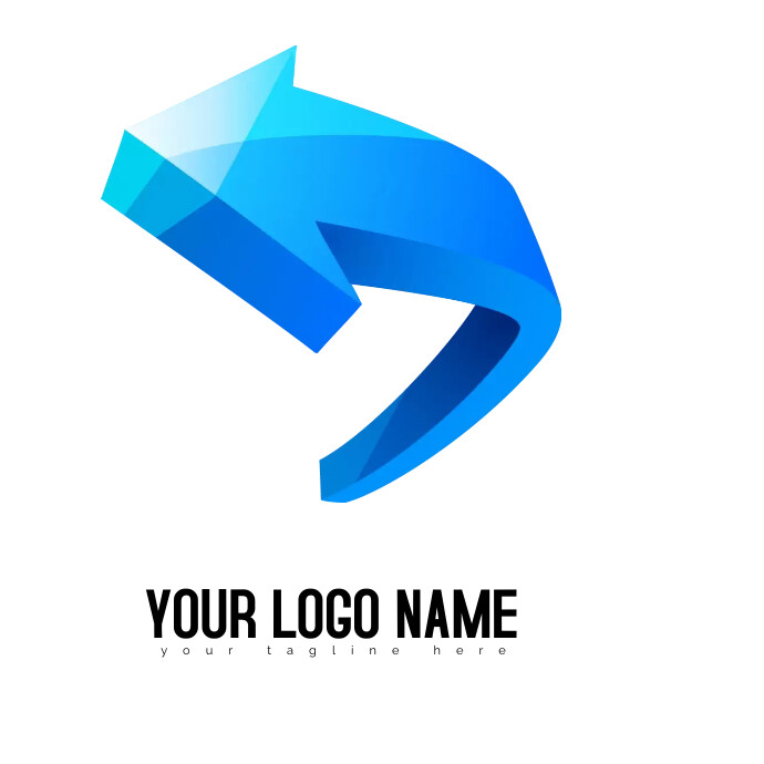 Copy of Blue arrow illustration | PosterMyWall