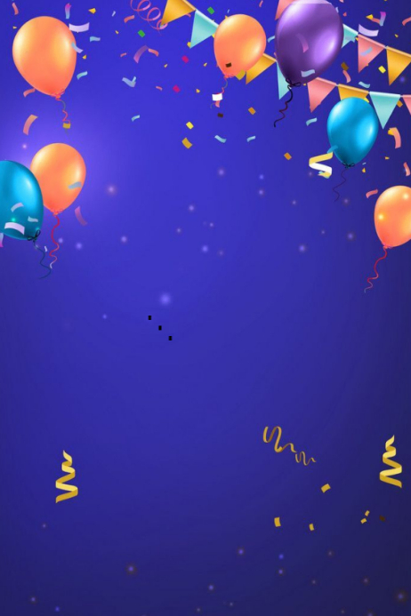 blue party poster Template | PosterMyWall