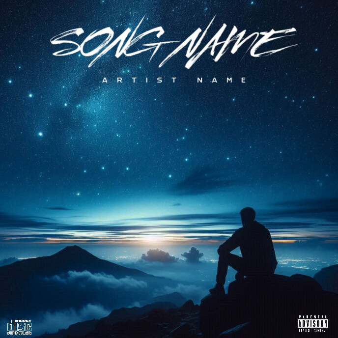 Copy of Blue Best Cover Album Music Art Trap Mixtape Rap Album Cover ...