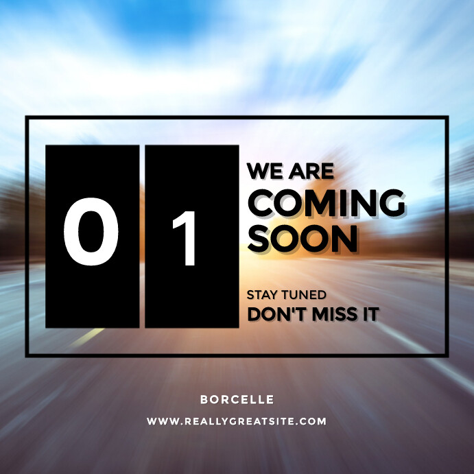 Blue Black Simple We Are Coming Soon Instagra Template | PosterMyWall