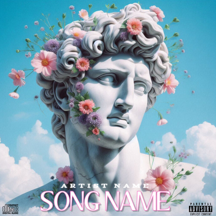 Blue Cd Mixtape Album Cover Album Cover Template | PosterMyWall