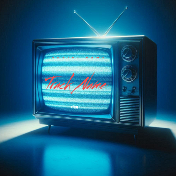 Blue Cd Mixtape Album Cover Album Cover Template | PosterMyWall