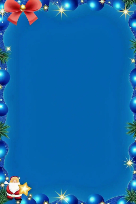 Blue Christmas Poster Template | PosterMyWall