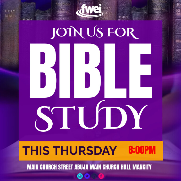 Blue Church Instagram Post Template | PosterMyWall