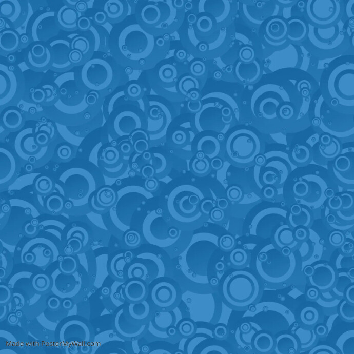 blue circle pattern Template | PosterMyWall