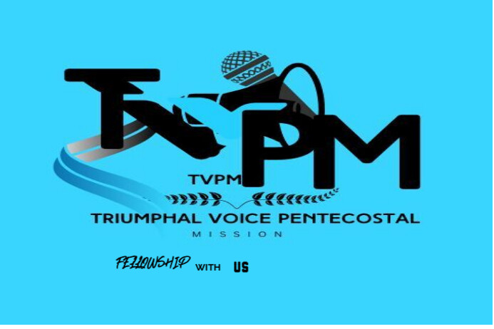 Blue Collage Church Logo Poster Templat | PosterMyWall