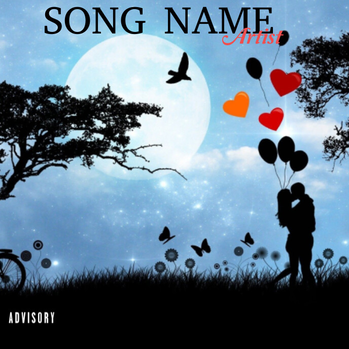 Modèle Blue Couple Album Cover | PosterMyWall