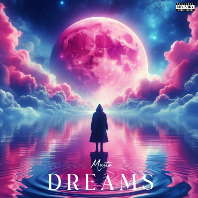 Blue Dreams Mixtape Album Cover Album Cover Template | PosterMyWall
