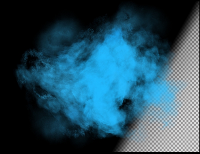 Copy of Blue dust transparent surface | PosterMyWall