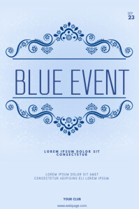 Blue Party Flyer Template | PosterMyWall