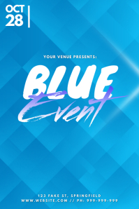 Blue Event FLyer TEmplate | PosterMyWall