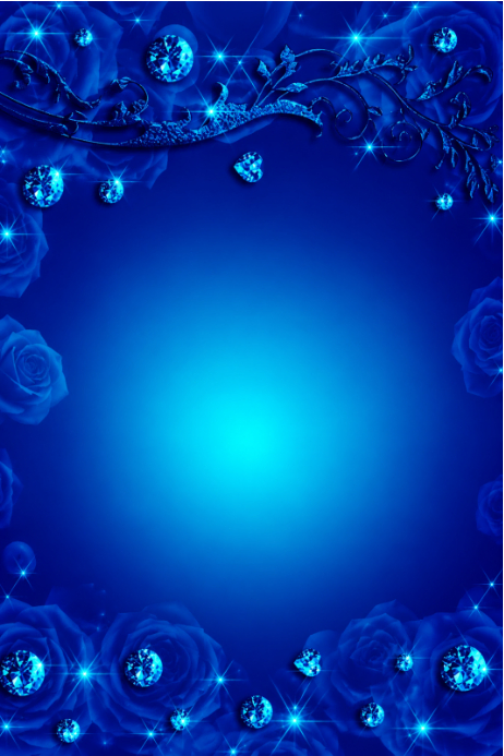 Blue Floral Background Posters Template | PosterMyWall