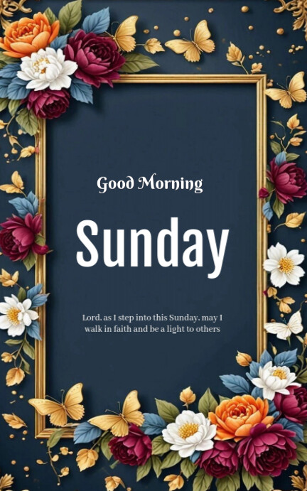 Blue Floral Good Morning Kindle/book Covers Template | PosterMyWall