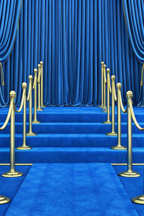 Plantilla de Blue Floral Vip Entrance Poster | PosterMyWall