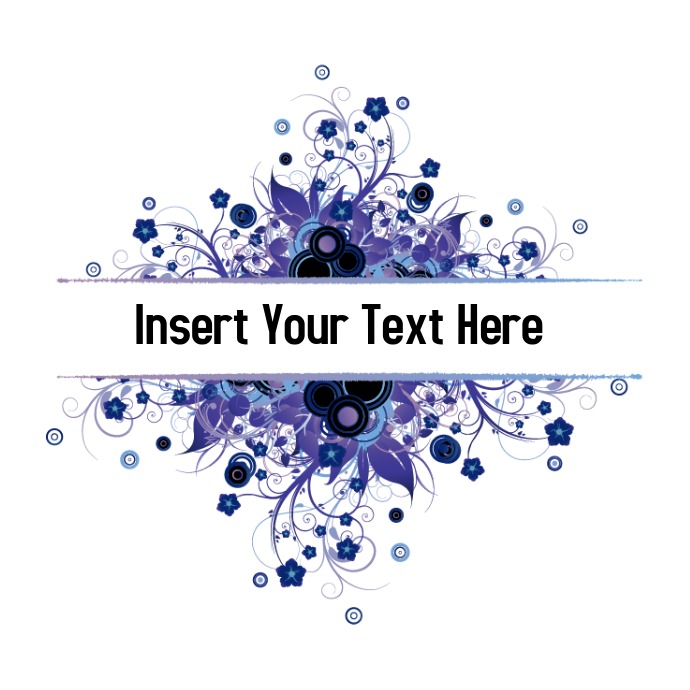 blue flower logo Template | PosterMyWall